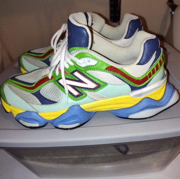 New Balance | Shoes | New Balance Multicolor Sneakers Blue Green Yellow ...